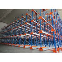 Quality Semi Automatic Heavy Duty Storage Racks 50 Pallets Deep Shuttle Storage System for sale