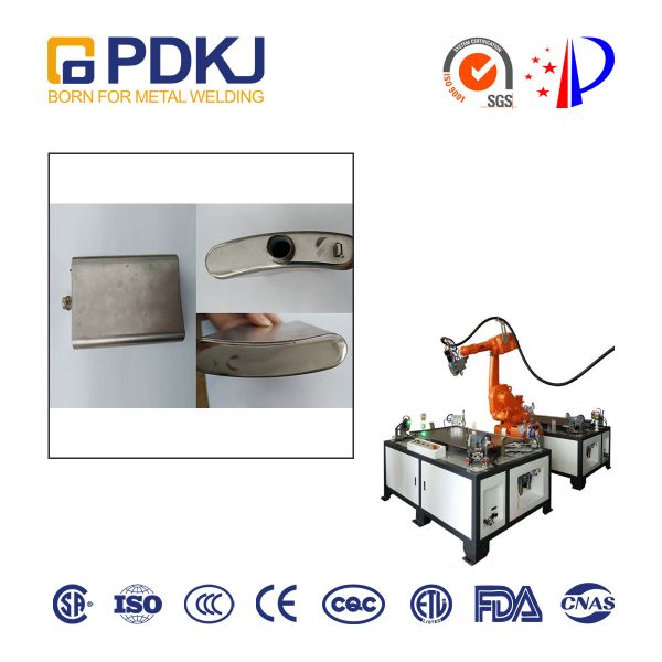 Quality Robotic Laser Welding Workstation With Automatic Fiber Laser Welding Machine for sale