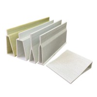 Quality Trapezoid Triangle Fiberglass Beam Plastic Livestock Slats Support for sale