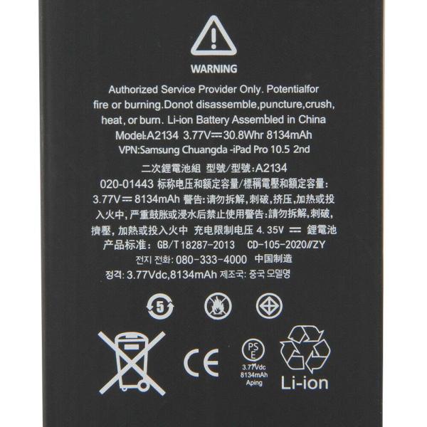 Quality Internal Apple Ipad Battery Distributor 10.5" A2134 Ipad Air 3 Battery for sale