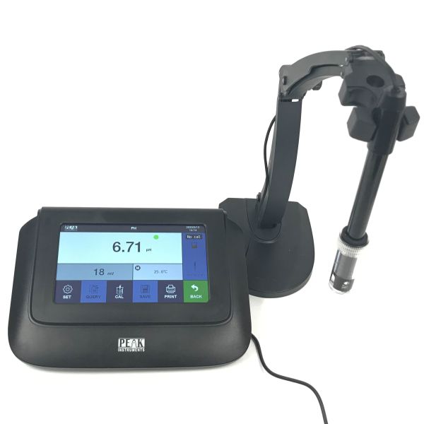 Quality Lab High Precision Benchtop Capacitive Touch Screen pH Meter with 2 Point for sale