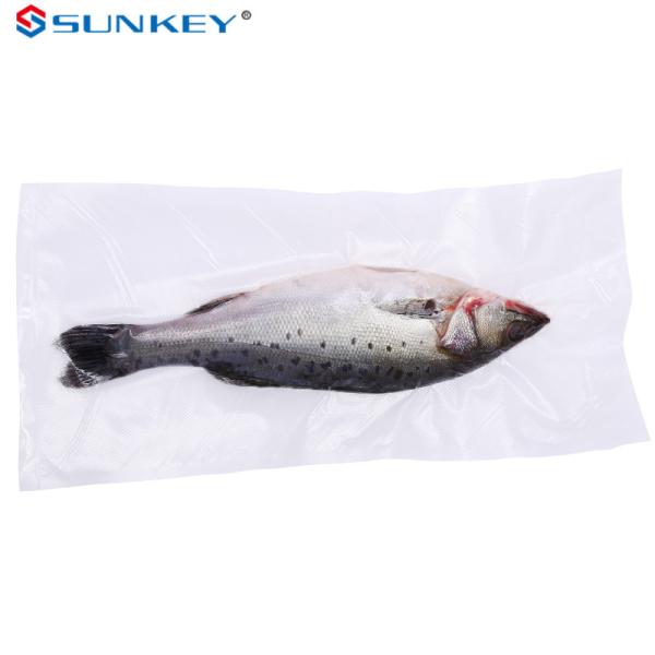 Quality 10in Vegetables Fruit Fresh Meat Packaging Transparent Vacuum Sealed Plastic for sale