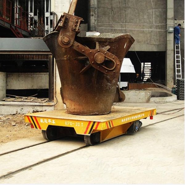 Quality Electric Remote Control Ladle Transfer Cart Automatic Steady Security for sale