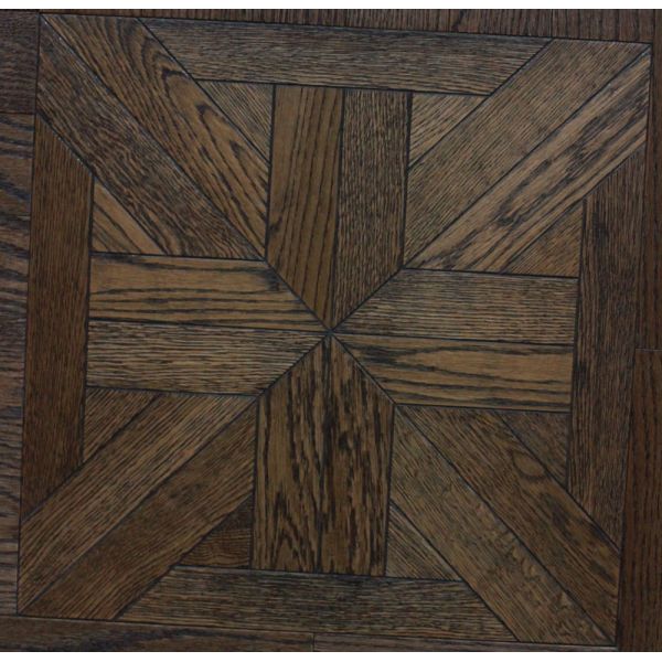 Quality Brushed Oak Wood Parquet Floor Oak Parquet Flooring Environmental Friendly for sale