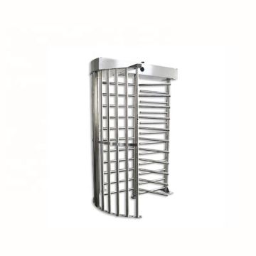 Quality Automatic Entrance Waist Full Height Turnstile With Card Reader Face Recognition for sale