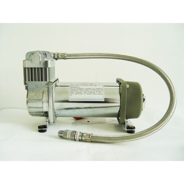 Quality Steel Single 150psi Air Compressor Romote Air Filter Chrome YURUI 6455BH for sale