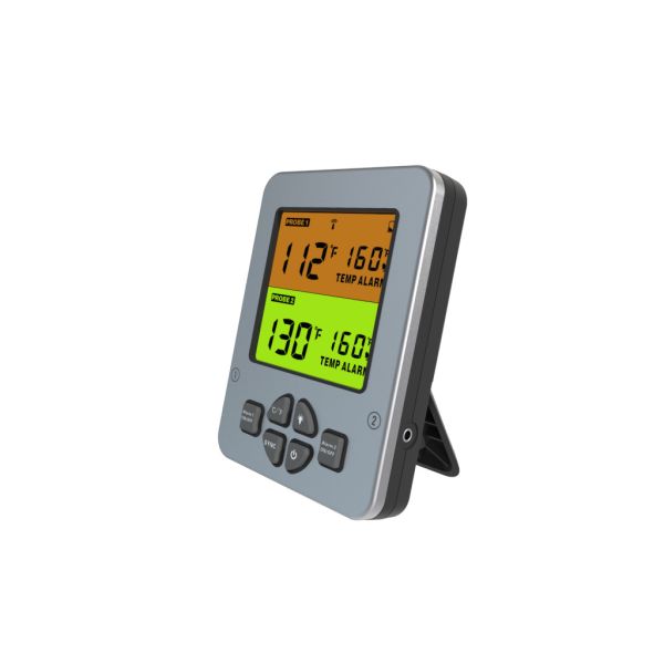 Quality Dual Probe BBQ Meat Thermometer With Timer Countdown For Smoker Temperature for sale