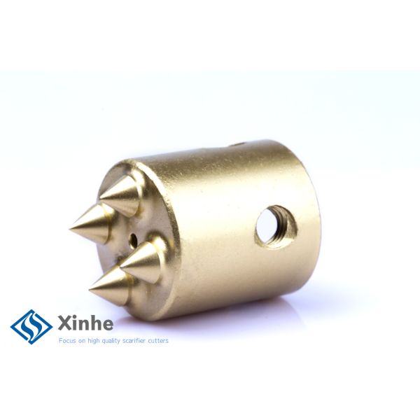 Quality Heavy Duty Scabblers 4 Tips Replaceble Carbide Tipped Scabbling Head for sale
