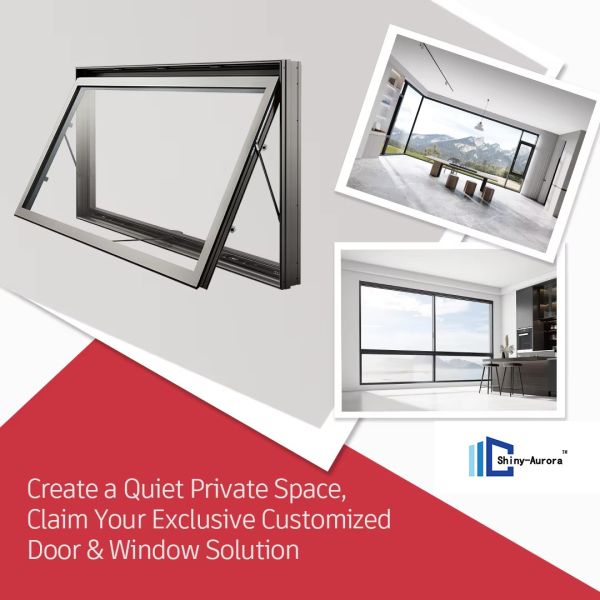 Quality Broken Bridge Aluminum Windows, Soundproof Windows, Good Sealing for sale