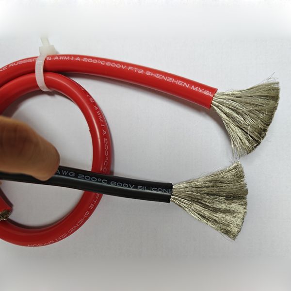 Quality 2 AWG UL3512 Silicone Wire 200C High Temp Flexible Cable for sale