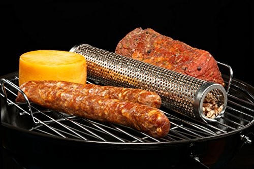 Quality 0.8 Thicknes BBQ Smoke Generator Pellet Smoker Tube Review Cylindrical for sale