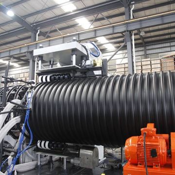 Quality 200mm Corrugated Pipe Machine Steel Reinforced SN8 SN16 for sale