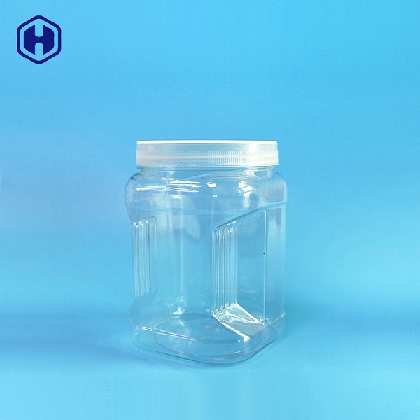 Quality Non Spill Plastic Container Screw Lid BPA Free Plastic Food Cans for sale