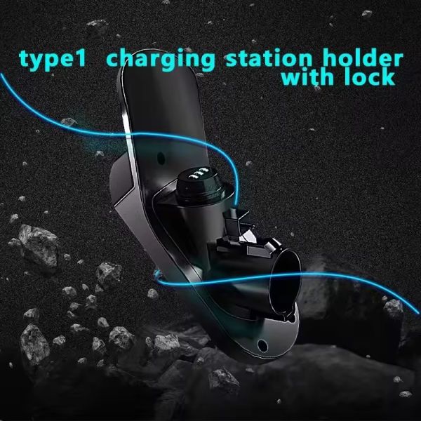 Quality Type2 Gb/T Type1 EV Charging Station Hanging Line Hook Plug Gun Lockable for sale