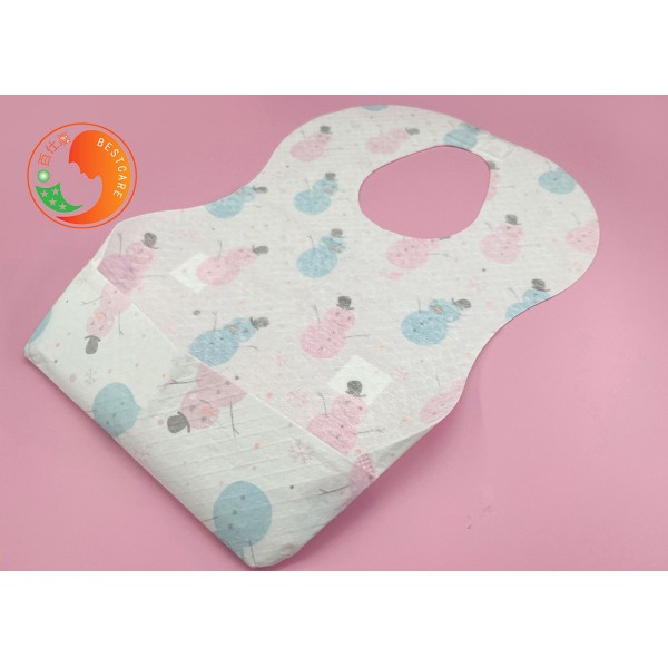 Quality Pattern Printing Disposable Baby Bibs Non Woven Fabric Disposable Bibs for sale