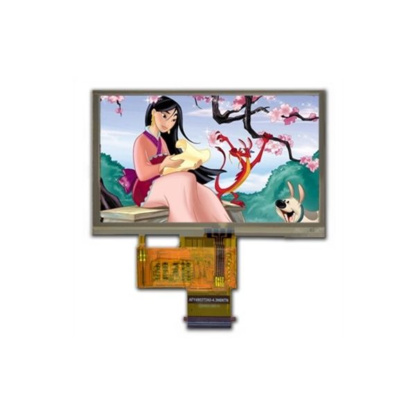 Quality ST7262 LVDS Interface LCD Screen 5 Inch 800x480 IPS Capacitive Touch Panel for sale