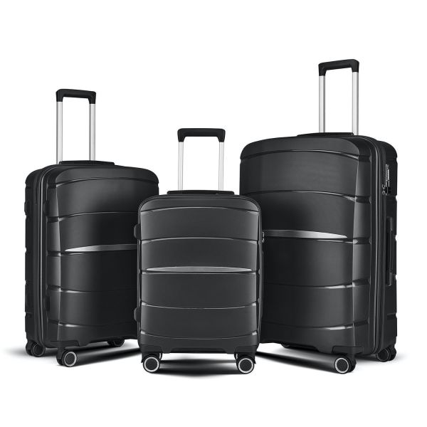 Quality Outdoor Activities 8-Wheel Spinner Trolley Cases Large Capacity Durable Versatile PP Travel Luggage Sets Eco-Friendly Light Weight Suitcase TSA for sale
