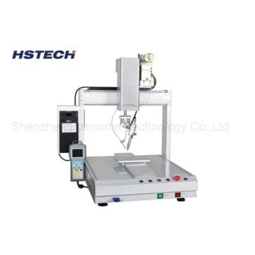 Quality Single Station Desktop Automated Soldering Machine 0.6~1.0mm Solder Wire for sale