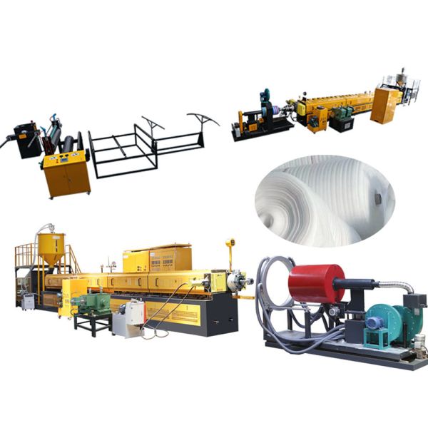 Quality Plastic pe epe foam sheet/pipe/tube rod profile extrusion making machine for sale