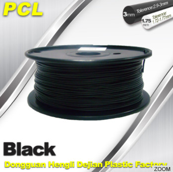 Quality RHOS Black Flexible 3D Printer Filament / 3d Printing Materials for sale