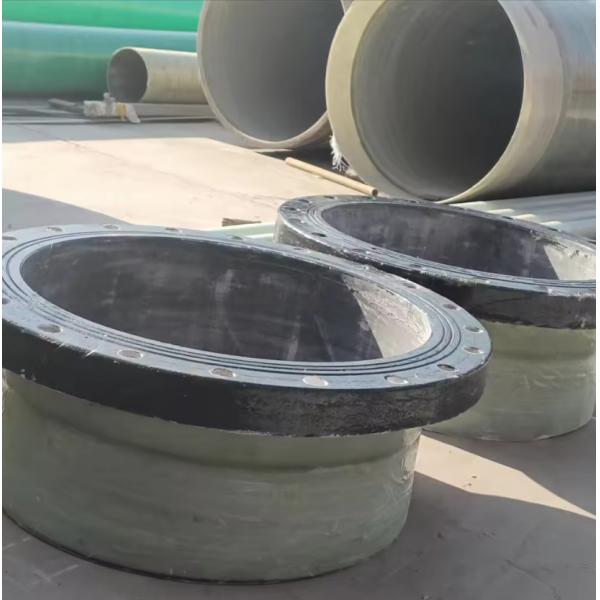 Quality GRP RTRP FRP Pipe Fittings Accessories Elbow Tee Flange Reducer -40°F to 100°F for sale