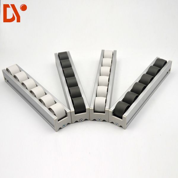 Quality Sliding Roller Track Fluent strip / Gravity Roller Track For Industrial Storage for sale