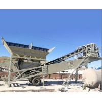 Quality YHZS50 Concrete Batching Mixing Plant Station XDEM Mobile 3800mm for sale
