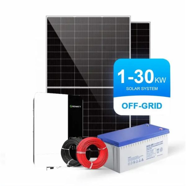 Quality 5kw Solar Panel System 3000w 10kw Off Grid Battery System Home Kit for sale