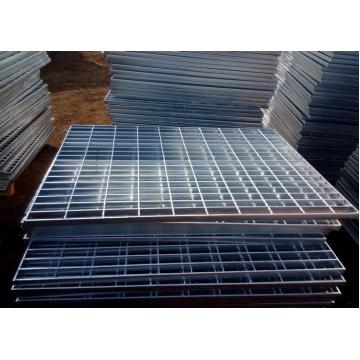 Quality Electro Galvanized Steel Grating Q235 Press Welded Steel Oil Proof for sale