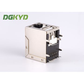 Quality Integrated Tab Up RJ45 USB Network Connector with usb 2.0 for PCMCIA Net Card for sale