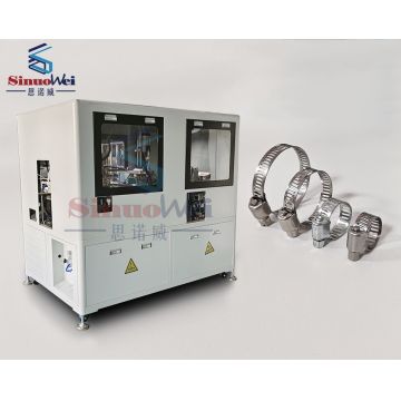 Quality 0.5Mpa To 0.7Mpa American Type Hose Clamp Machine For Small Hose Clamps / Hose for sale