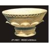 Quality Natural Lightweight Sandstone Flower Pots With Unique Hand Carved Finish for sale