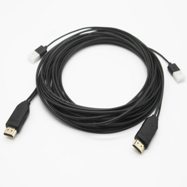 Quality 18Gbps 4K 8K HDMI Active Optical Cable / AOC hdmi 2.0 4k 60hz 50 meter for sale