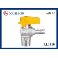 Quality Male x Hose Connector Aluminium Handle Brass Gas Valves for sale