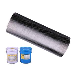 Quality High Strength Unidirectional Carbon Fiber Fabric Wrap Black Color For OEM 200g for sale