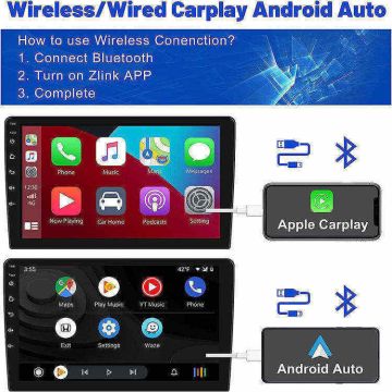 Quality Universal 10.1 Inch Android 12 Car Radio with IPS Touch Screen and AHD 1080P for sale