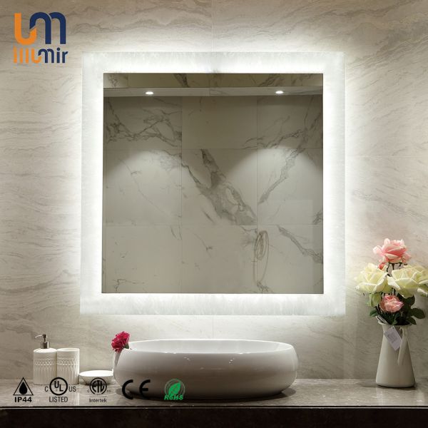 Quality Customized Large LED Bathroom Mirror Frameless Easy Installation And Cleaning for sale