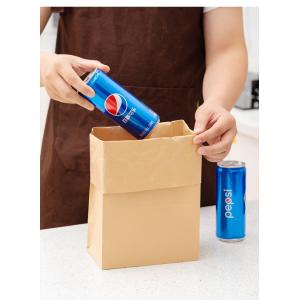 Quality Kraft Biodegradable Disposable Tableware Candy Paper Bag Without Handle BSCI for sale