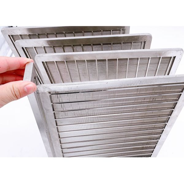 Quality Rectangular V Wire 1*2mm Stainless Mesh Screen 0.4mm Slot for sale