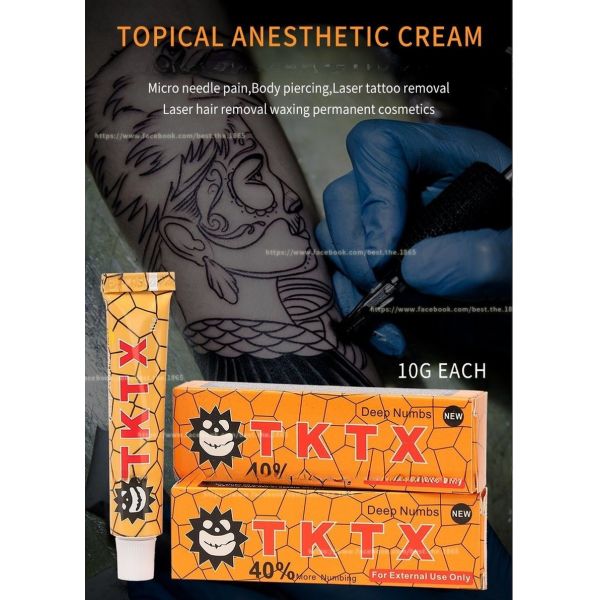 Quality Tattoo Microblading Permanent Makeup Numbing Ointment Original Tktx Anesthetic Cream for sale