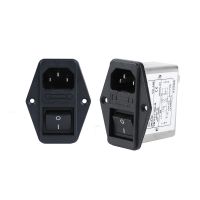 Quality YB11C1-10A-Q Power Entry Module Filter 250VAC 10A Plug In EMI Filter for sale