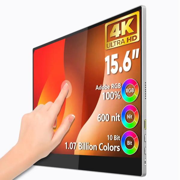Quality 15.6 Inch RGB UHD 4K Touchscreen Portable Monitor For Laptop PS5 for sale