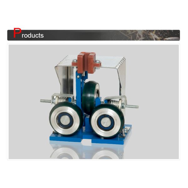 Quality High Speed / Passenger Elevator Spare Parts / Residential Elevator Roller Guide Shoes for sale