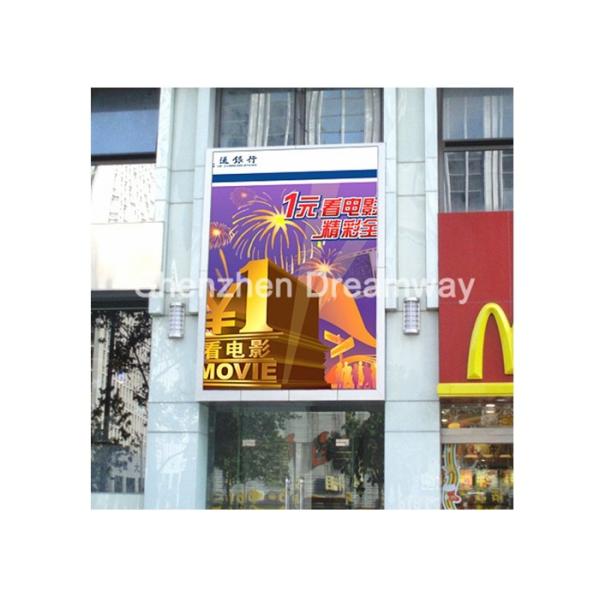 Quality P 10 Outdoor Advertising LED Display Screen 1R1G1B with IP65 Waterproof , 10000 for sale
