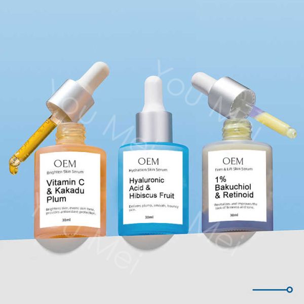 Quality Night And Day Niacinamide Facial Skincare Set Bakuchiol Retinol Vitamin C Cream for sale