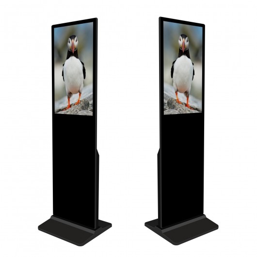 Quality Airport Bank Freestanding Kiosk 720P 32 Inch Digital Signage for sale