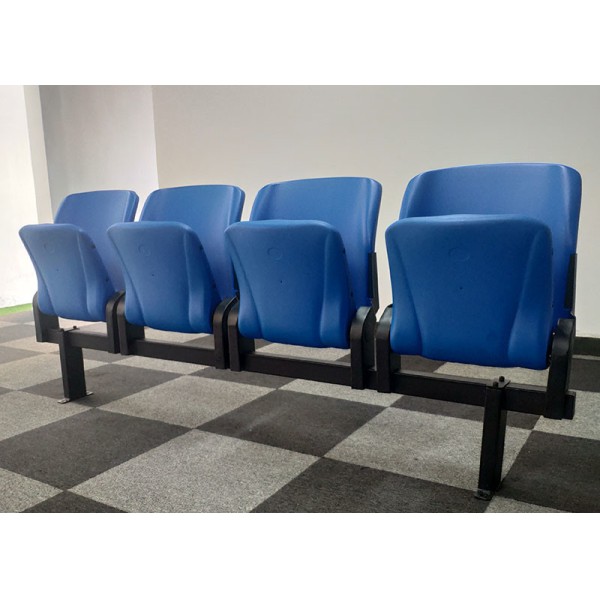 Quality Spectator Permanent Grandstands Fixed Tip Up Seating PE Material For Stadium for sale
