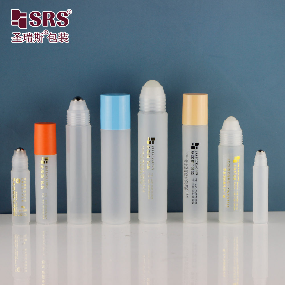 Quality RPP RPA 2ml ~ 35ml PP PCR Plastic Roller Ball Roll On Bottle With Plastic for sale