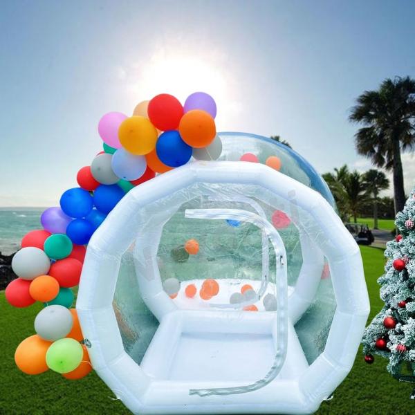 Quality Customized Color Inflatable Bubble House with PVC Material and Durable Design for sale