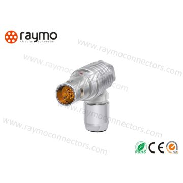 Quality Compatible Circular Push Pull Connectors PEEK Insulator Magnetic Security for sale